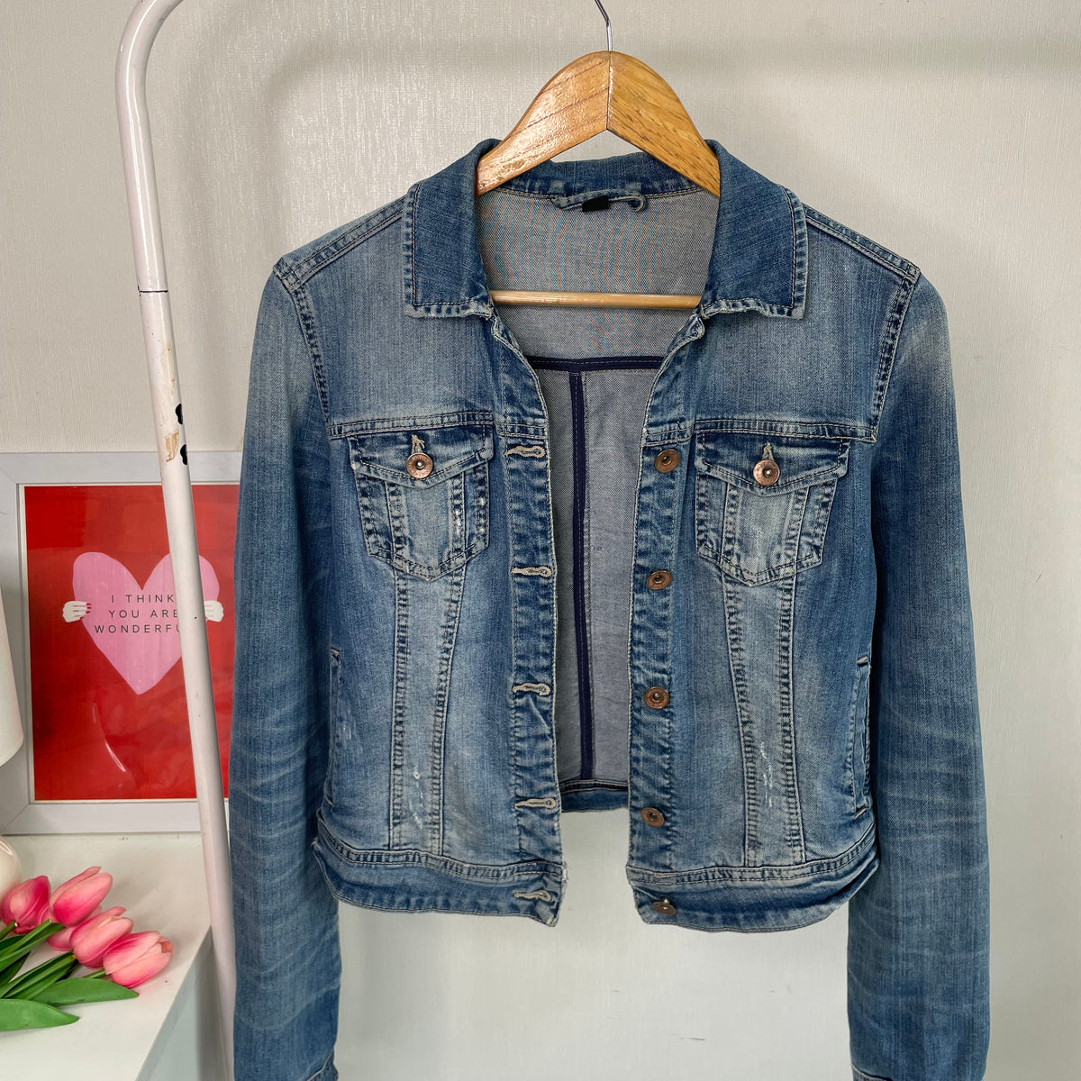 PIM KIE Denim Jacket-Bust 34 – Outdated